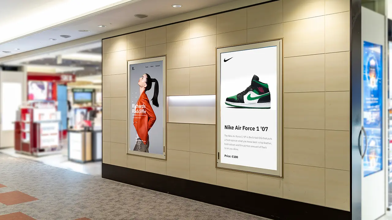 Look Blog: Vertical Digital Signage: Why and Where to Use