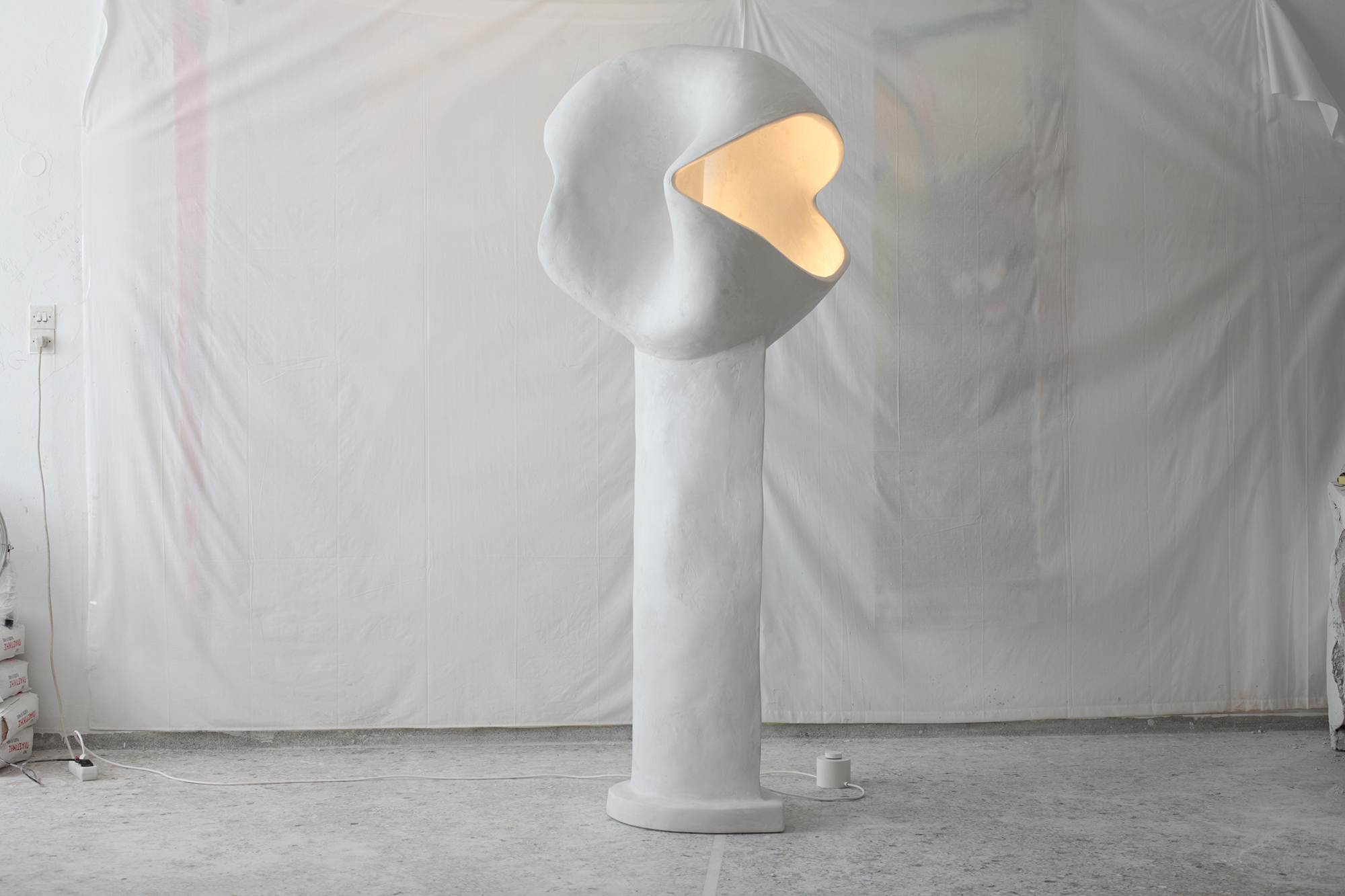 Gypsum Light Sculpture 7