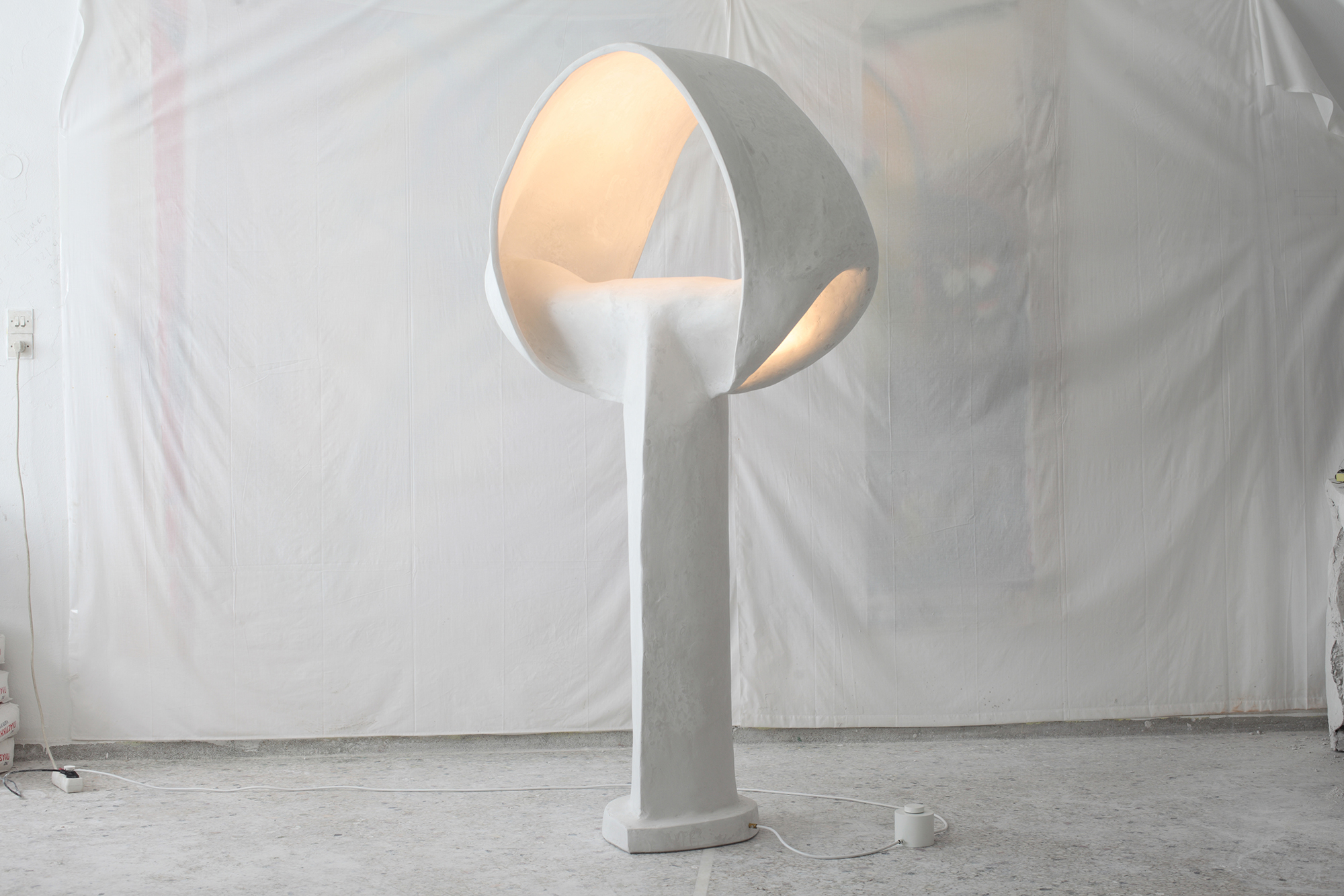 Gypsum Light Sculpture 7