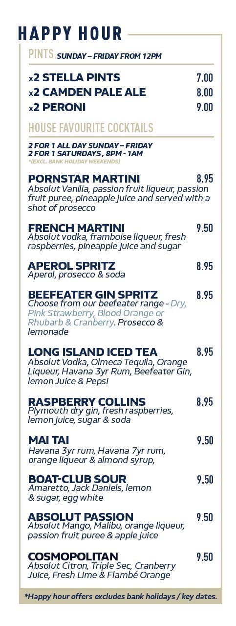 The Boat Club, Durham | Cocktail Bar & Restaurant