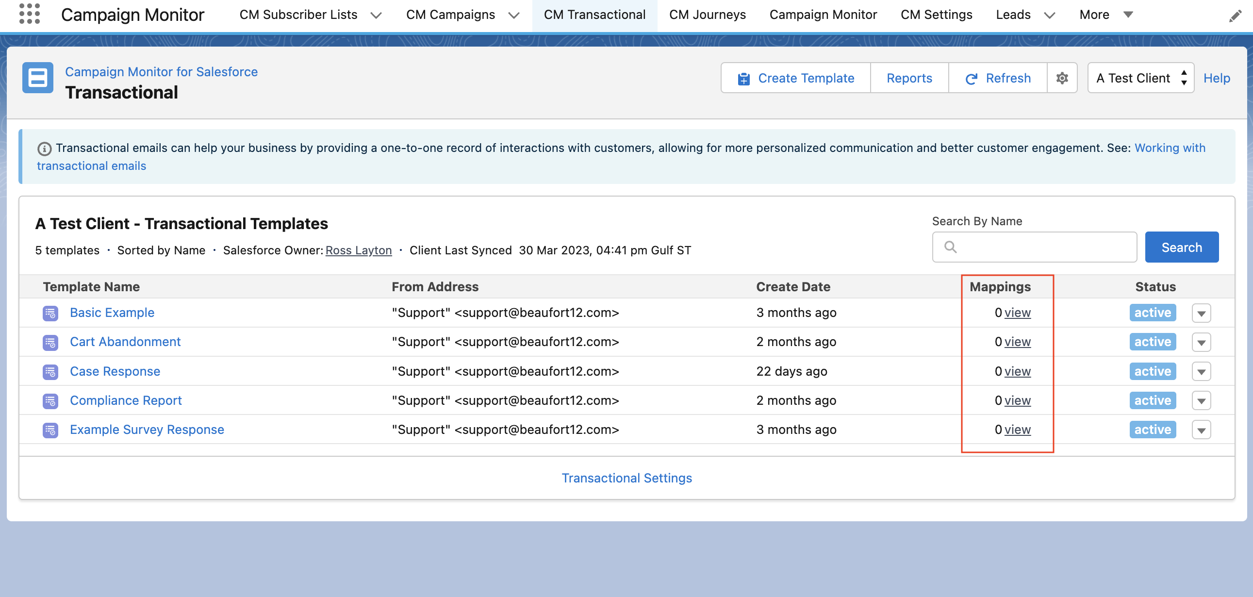 Transactional Emails