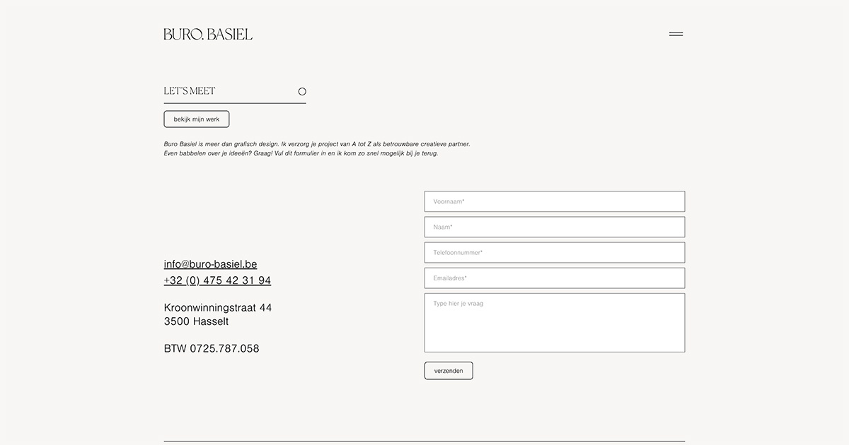 buro.basiel — contact