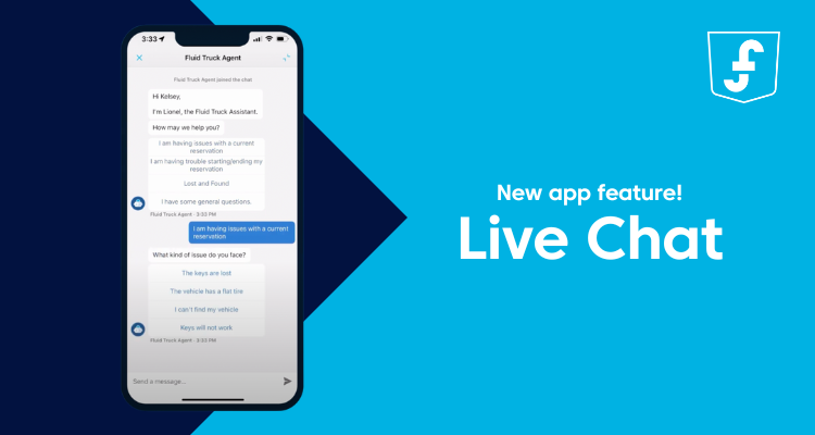 New feature: Introducing Live Chat on the Fluid Truck App | Fluid Truck