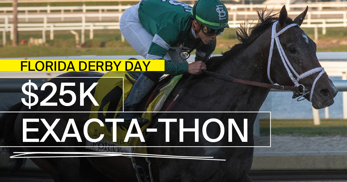 FLORIDA DERBY DAY $25,000 EXACTA-THON