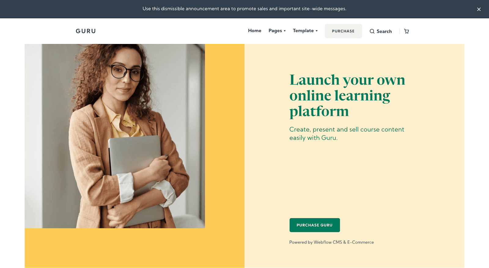 15+ Best Webflow Templates for Your Next Website Project