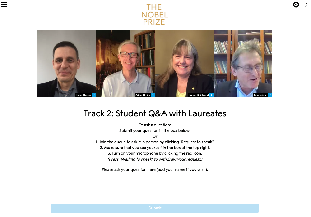 The Nobel Week Dialogue | Twebcast case