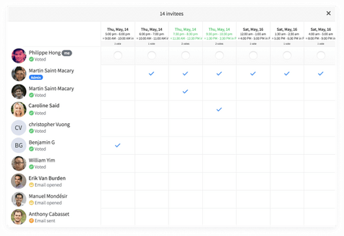 Vyte - Free Scheduling platform for Group Meetings