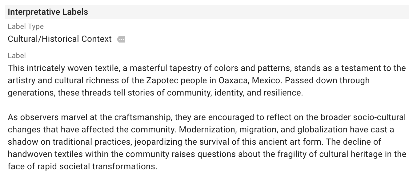 MasterIt | Creating Exhibition Labels with CatalogIt - CatalogIt