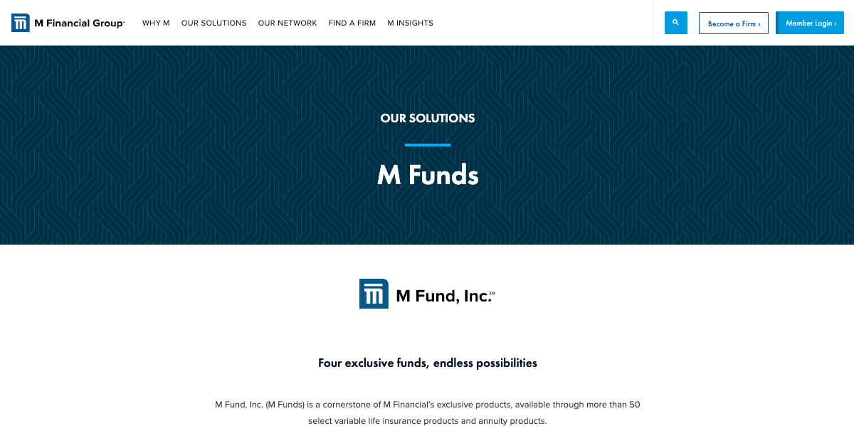 M Financial’s M Funds Offers Four Exclusive Funds