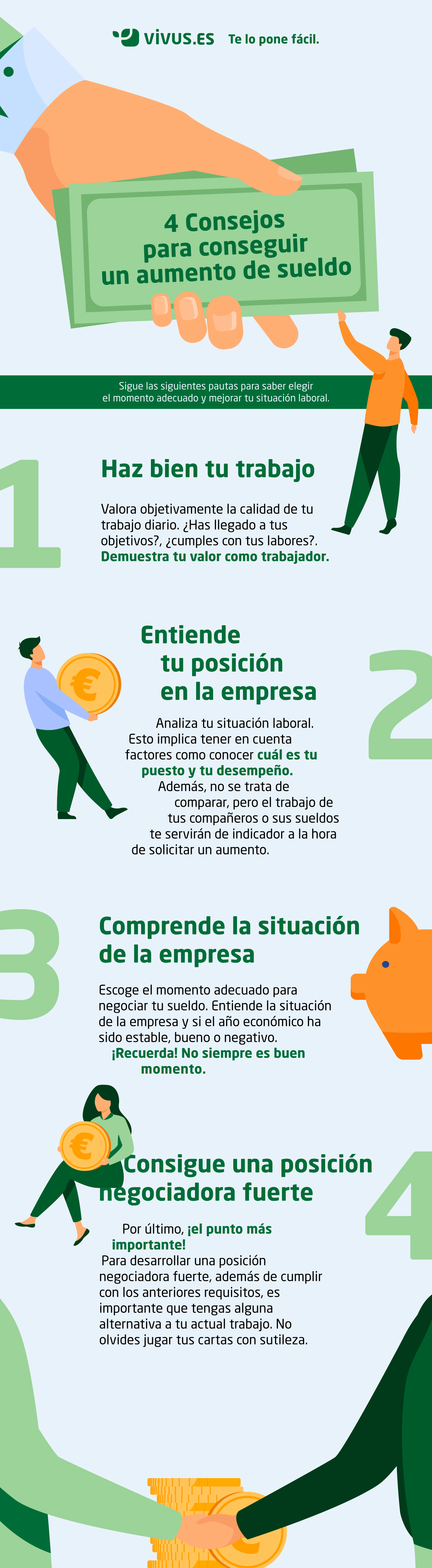 4 consejos para negociar un aumento de sueldo | Vivus.es