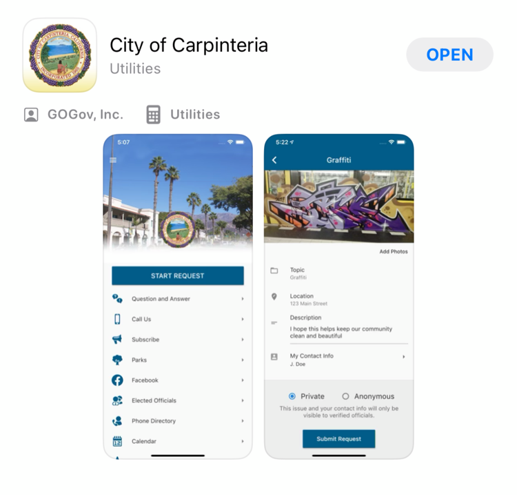 City of Carpinteria introduces app