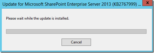 Installing March 2013 Public Update on SharePoint Server 2013
