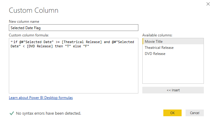Using a Single Date Picker with Conditional Filtering in Power BI