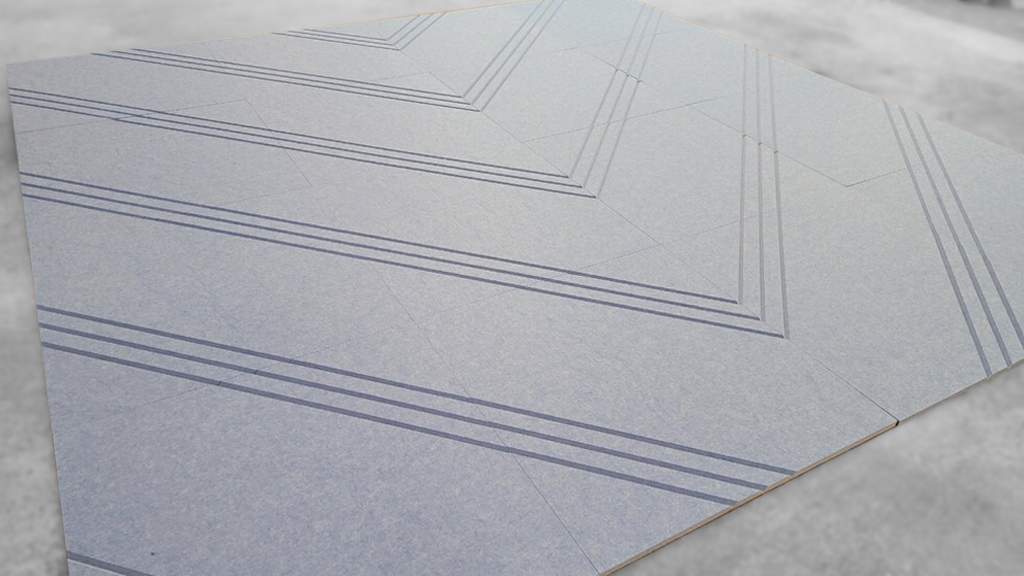 Shape Shift Groove: Triscape Felt Panel System