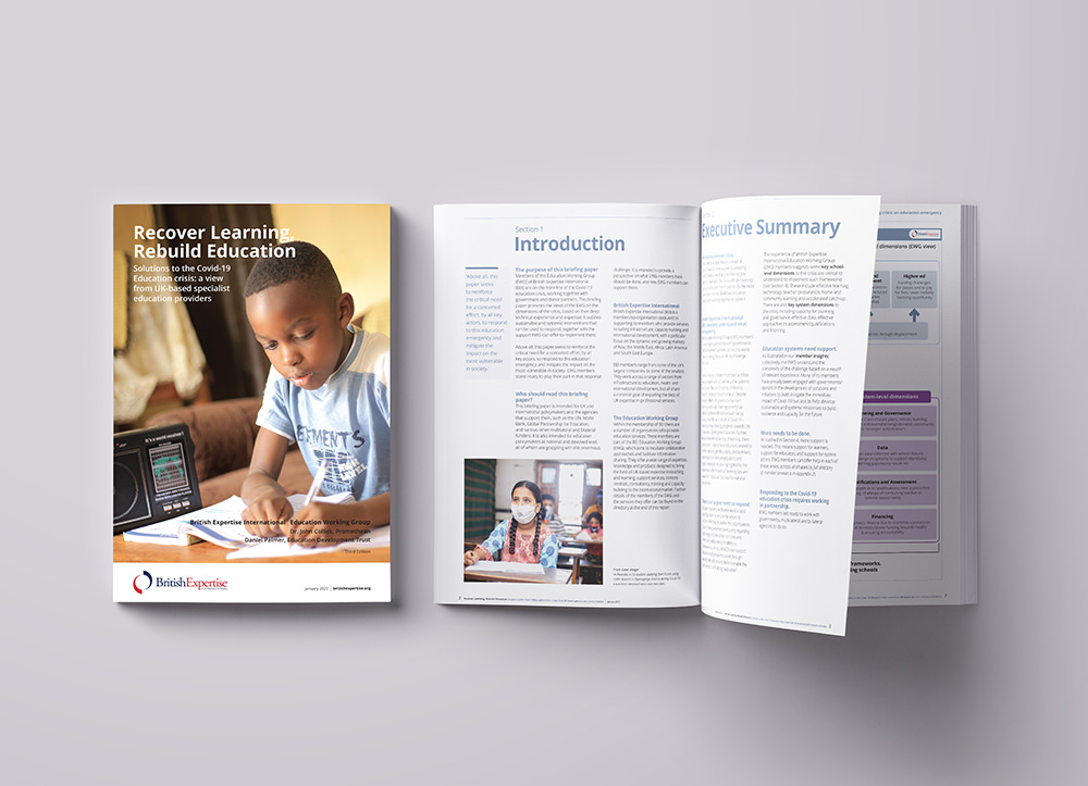 Report: Recover Learning, Rebuild Education – British Expertise ...