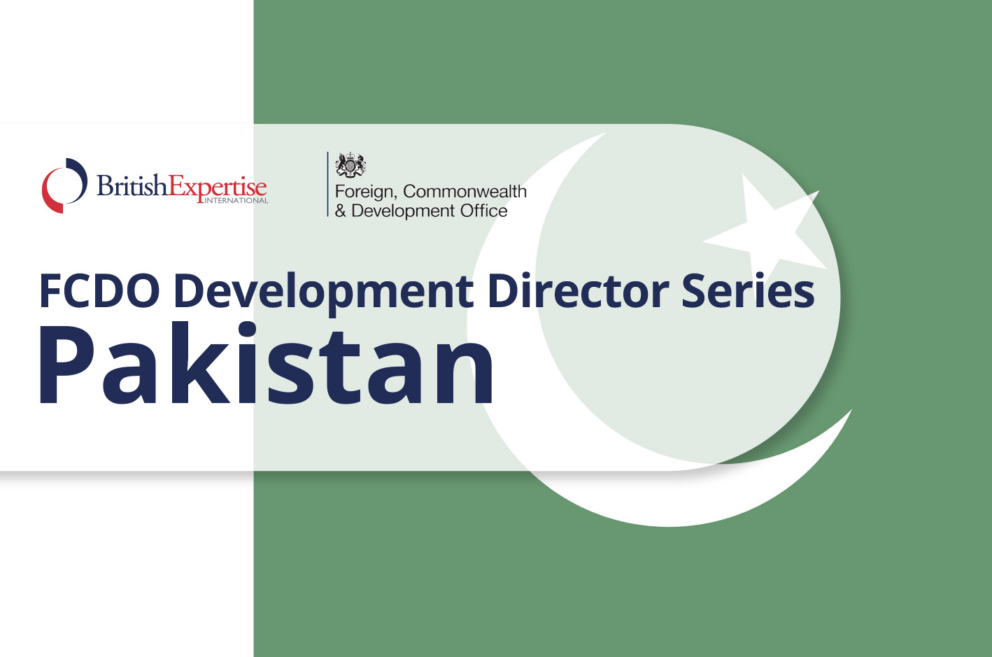 Event: FCDO Development Director Series: Pakistan – British Expertise ...