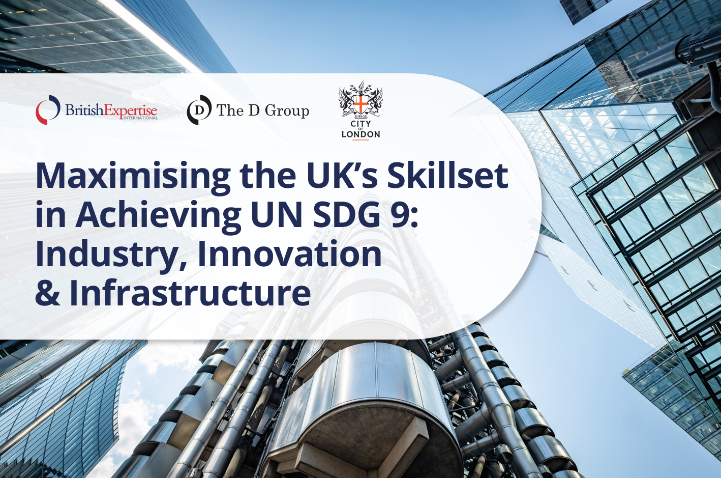 Event: Maximising the UK’s skillset in achieving SDG 9 – Industry ...