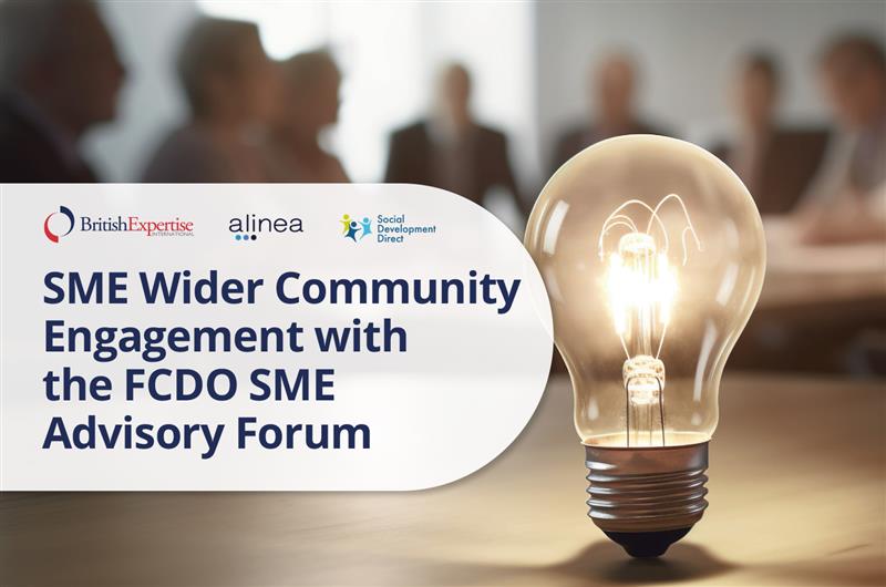 Event: SME wider community engagement with the FCDO SME Advisory Forum ...