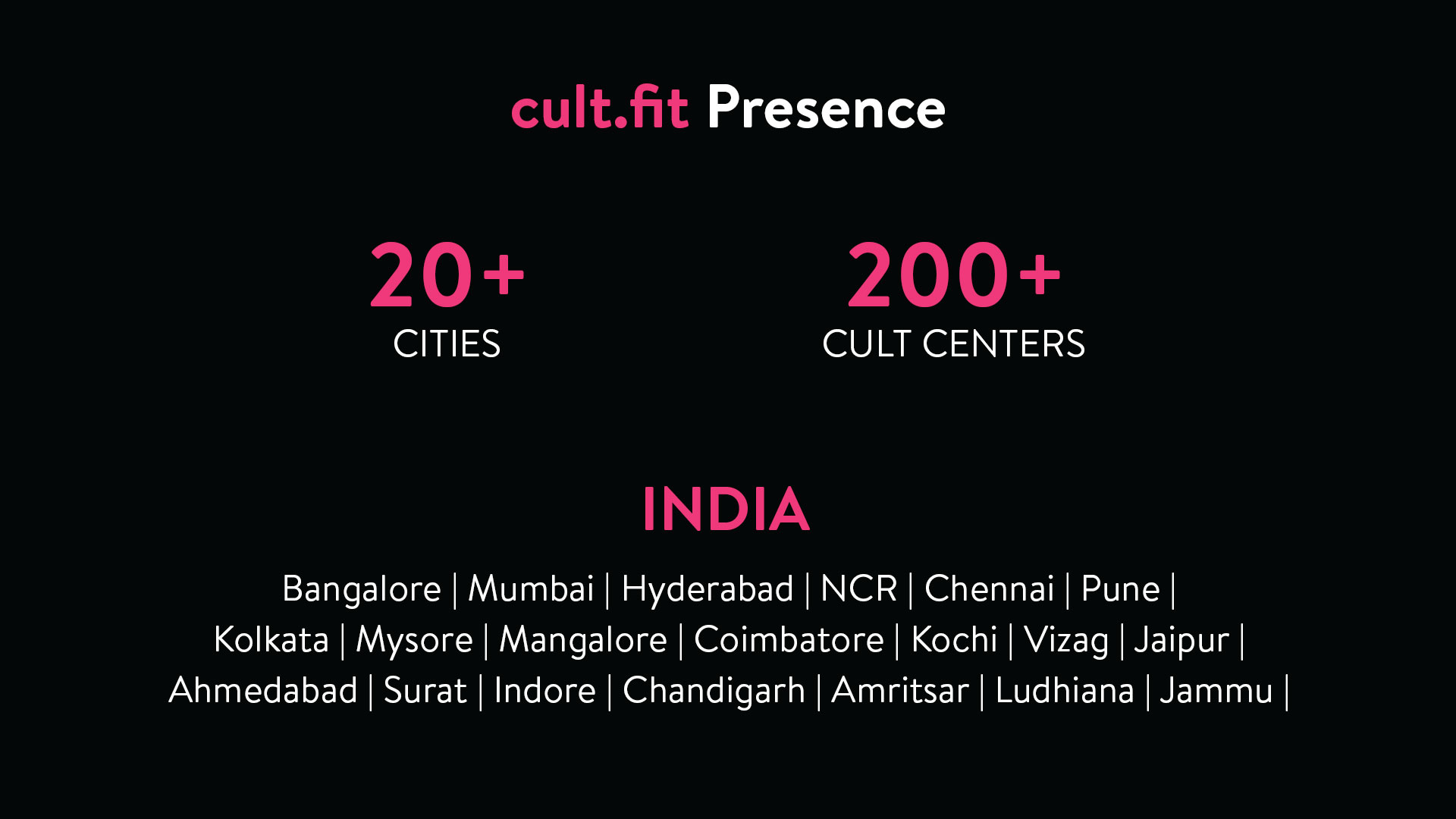 Cult Franchise Programme