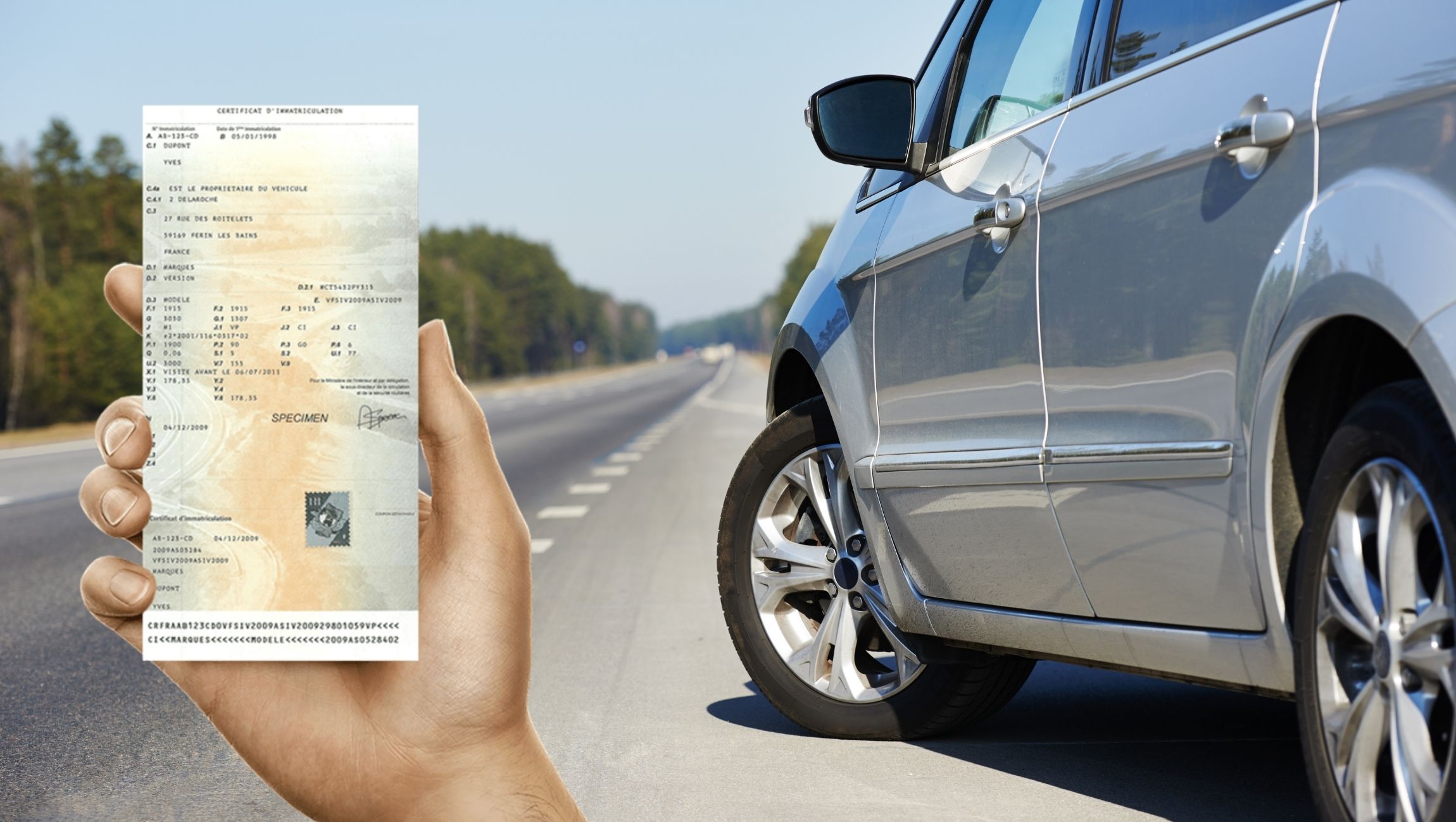 Changer de titulaire d'une carte grise sans code de cession