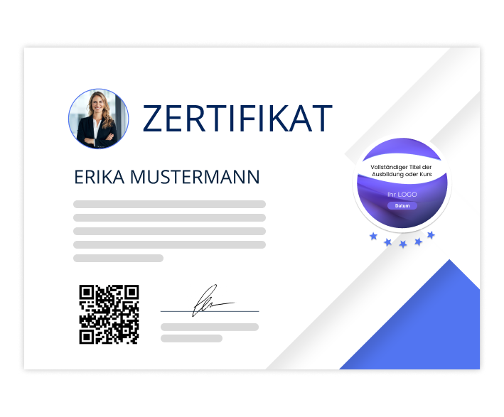 Automatische Erstellung von Zertifikaten und Urkunden | Virtualbadge.io