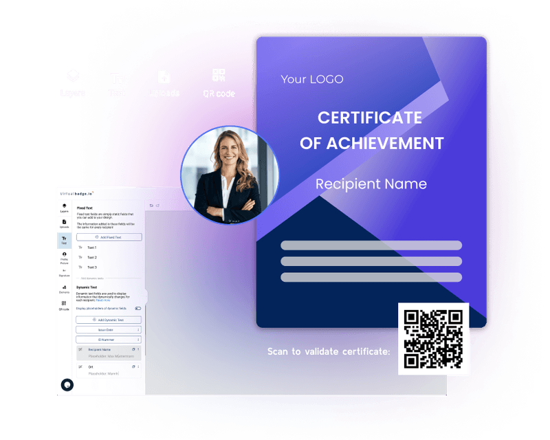 Design your Digital Certificates | Virtualbadge.io