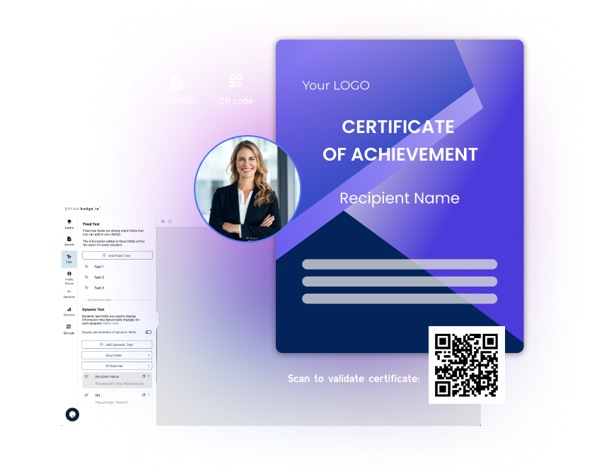 Design your Digital Certificates | Virtualbadge.io