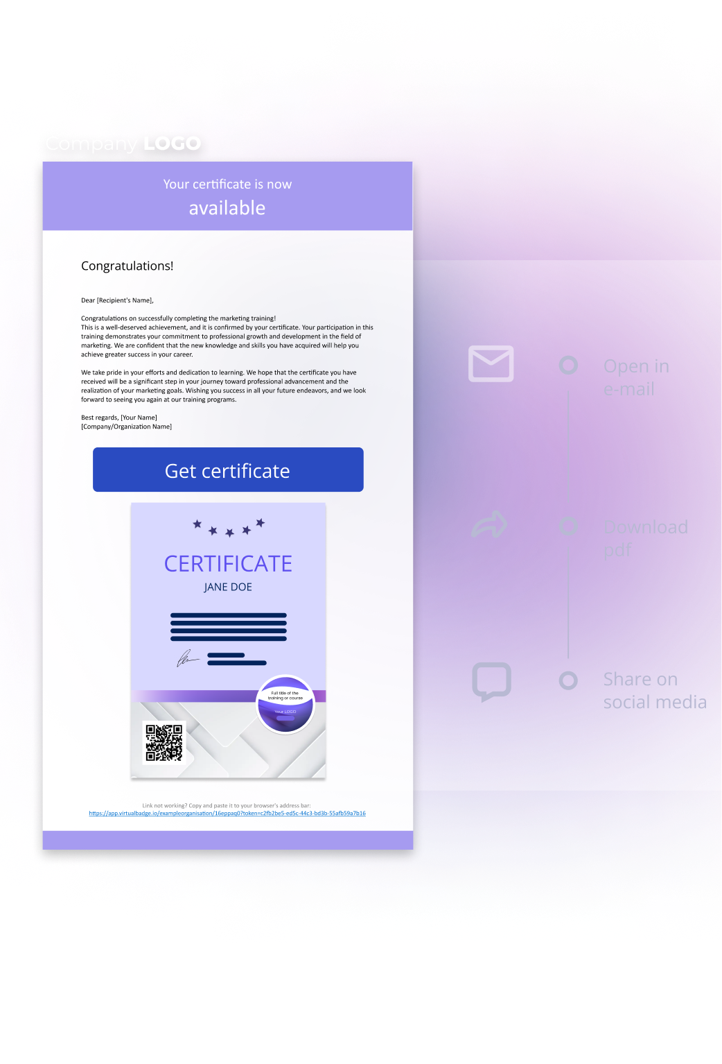 How To Send Customizable Digital Certificates With Seismic Learning