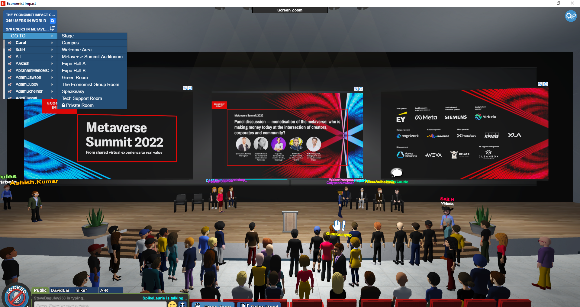 The Economist Metaverse Summit Explores Future Business Tech in Virbela