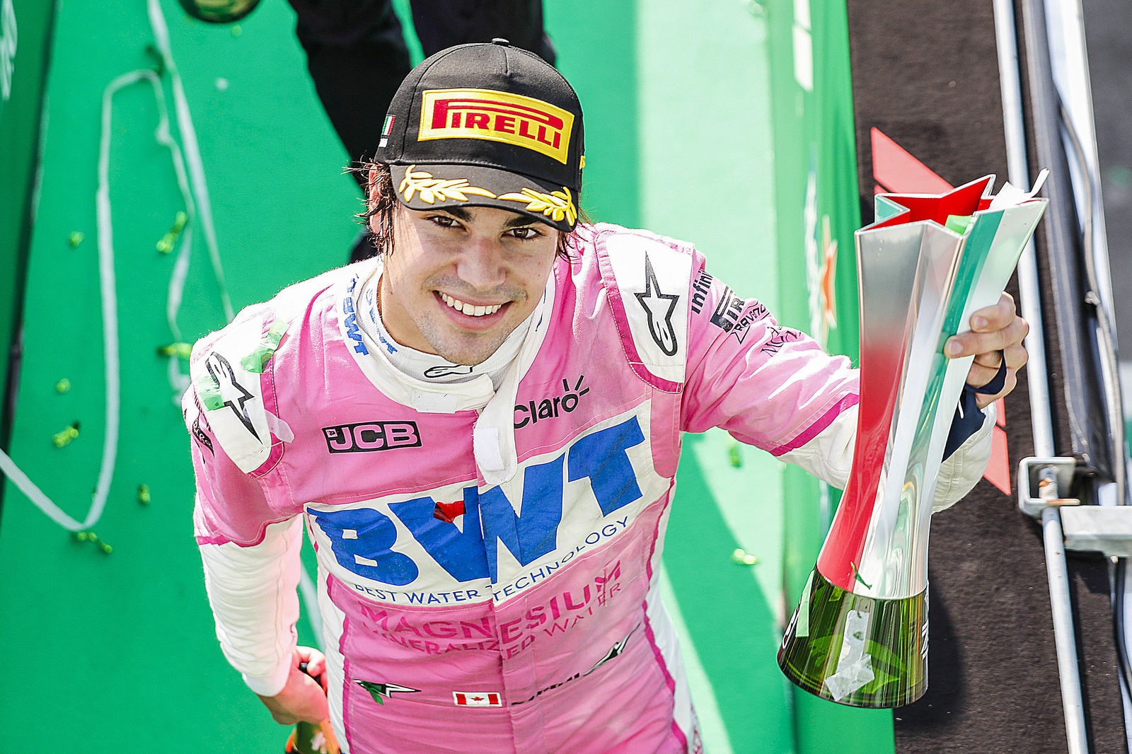 Monza Podium for Lance at the Temple of Speed