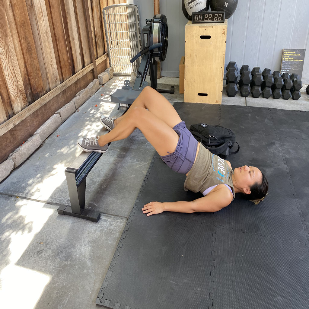 Foot-Elevated Hip Bridge - Gymparty