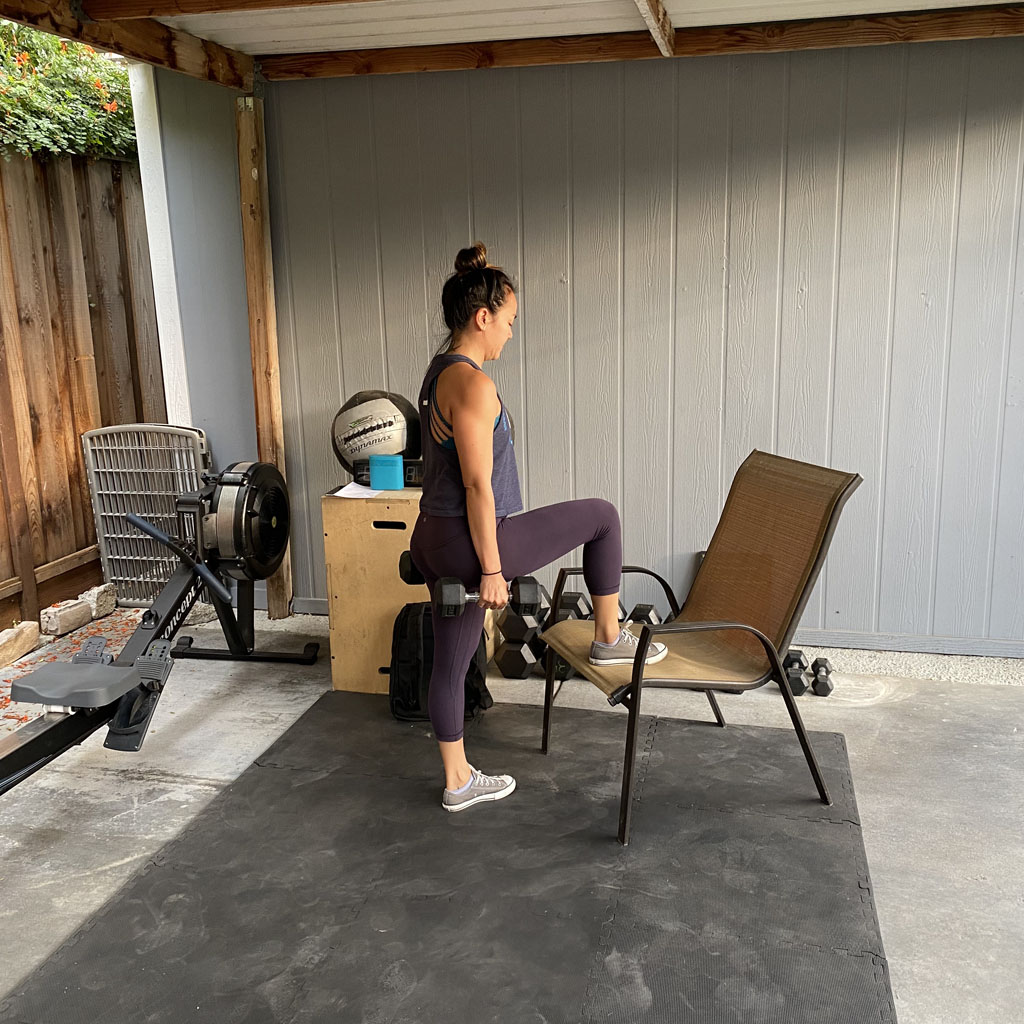 Weighted Step-ups - Gymparty