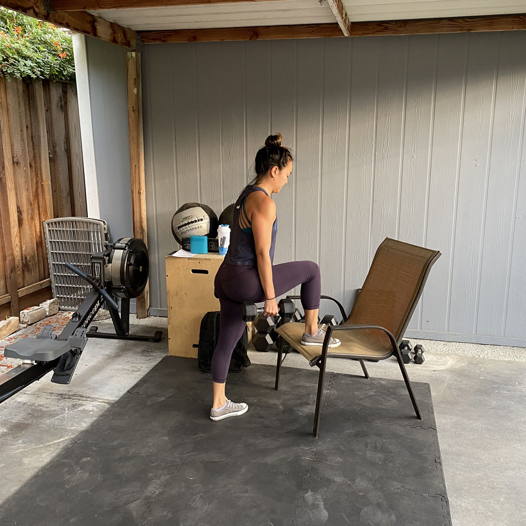 Weighted Step-ups - Gymparty