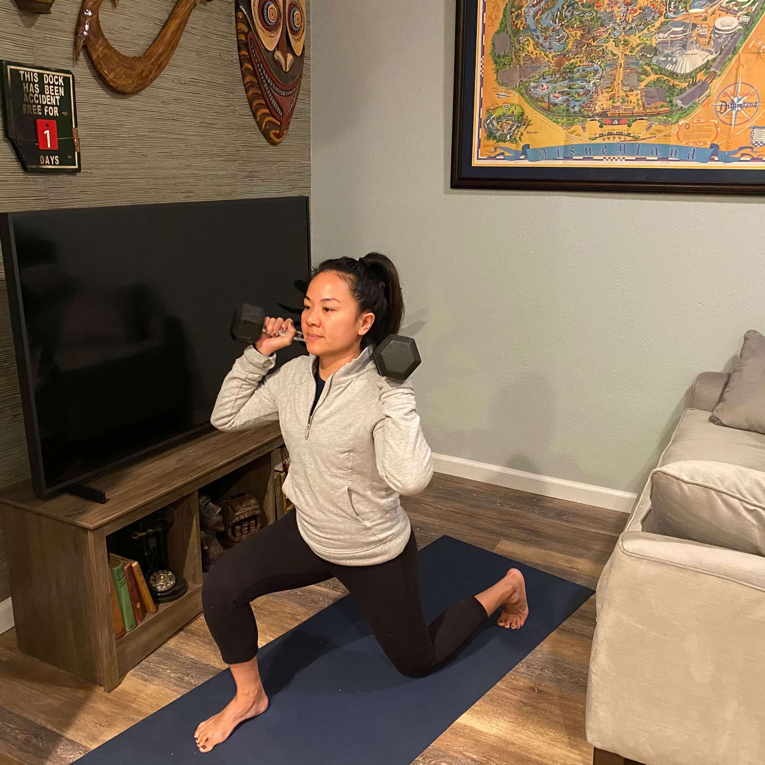 Front Rack Split Squat - Gymparty