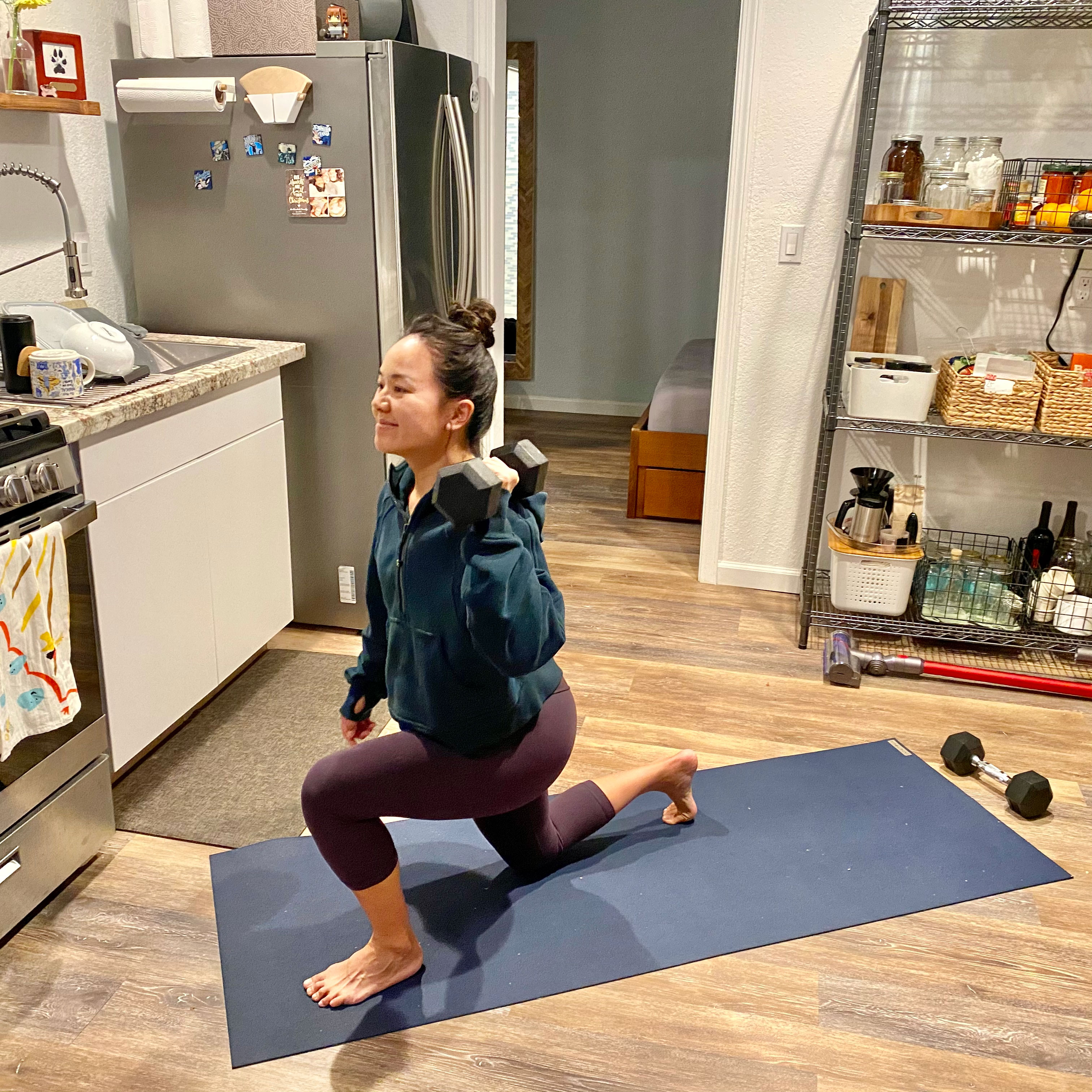 Front Rack Lunges - Gymparty