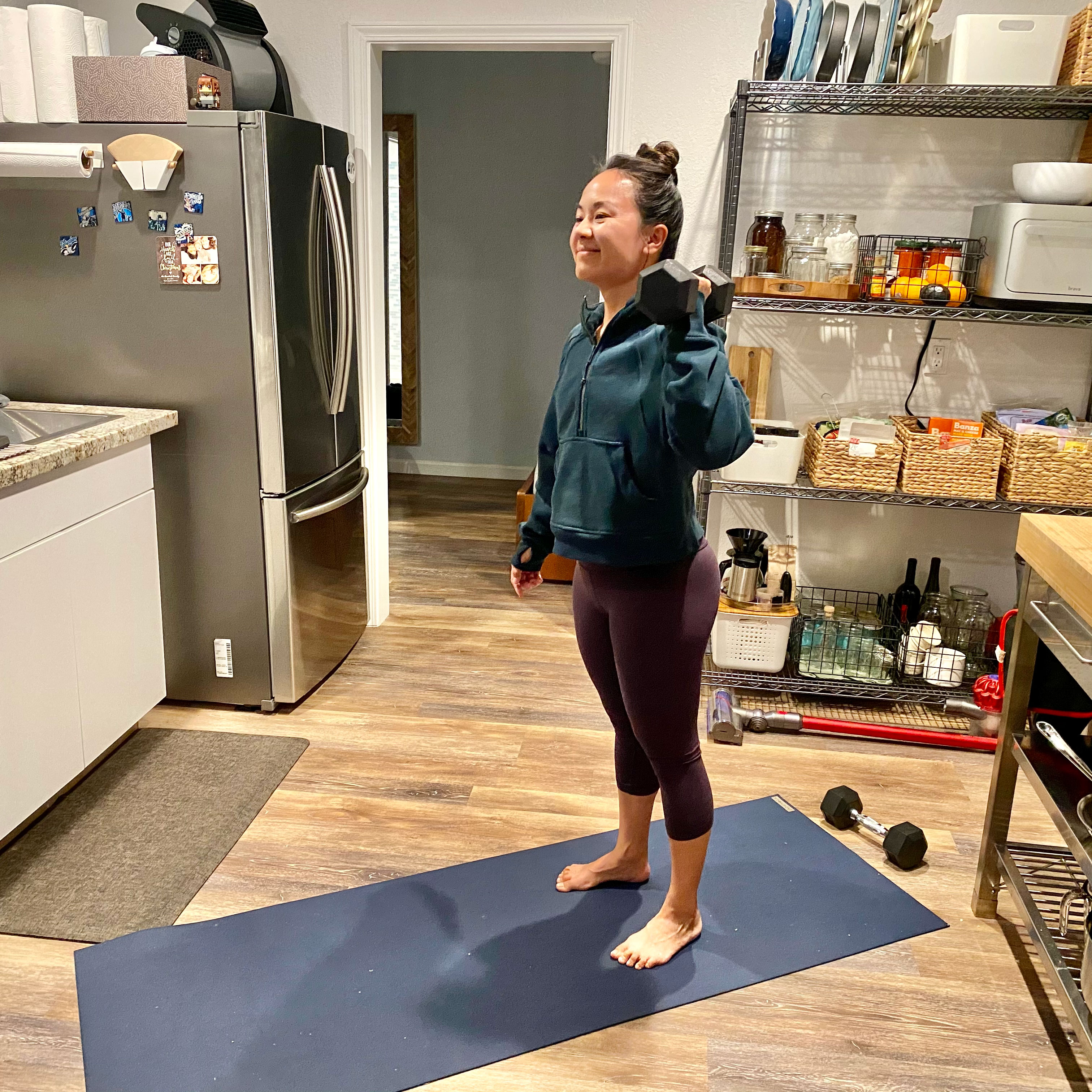 Single-arm Front Rack Lunges - Gymparty