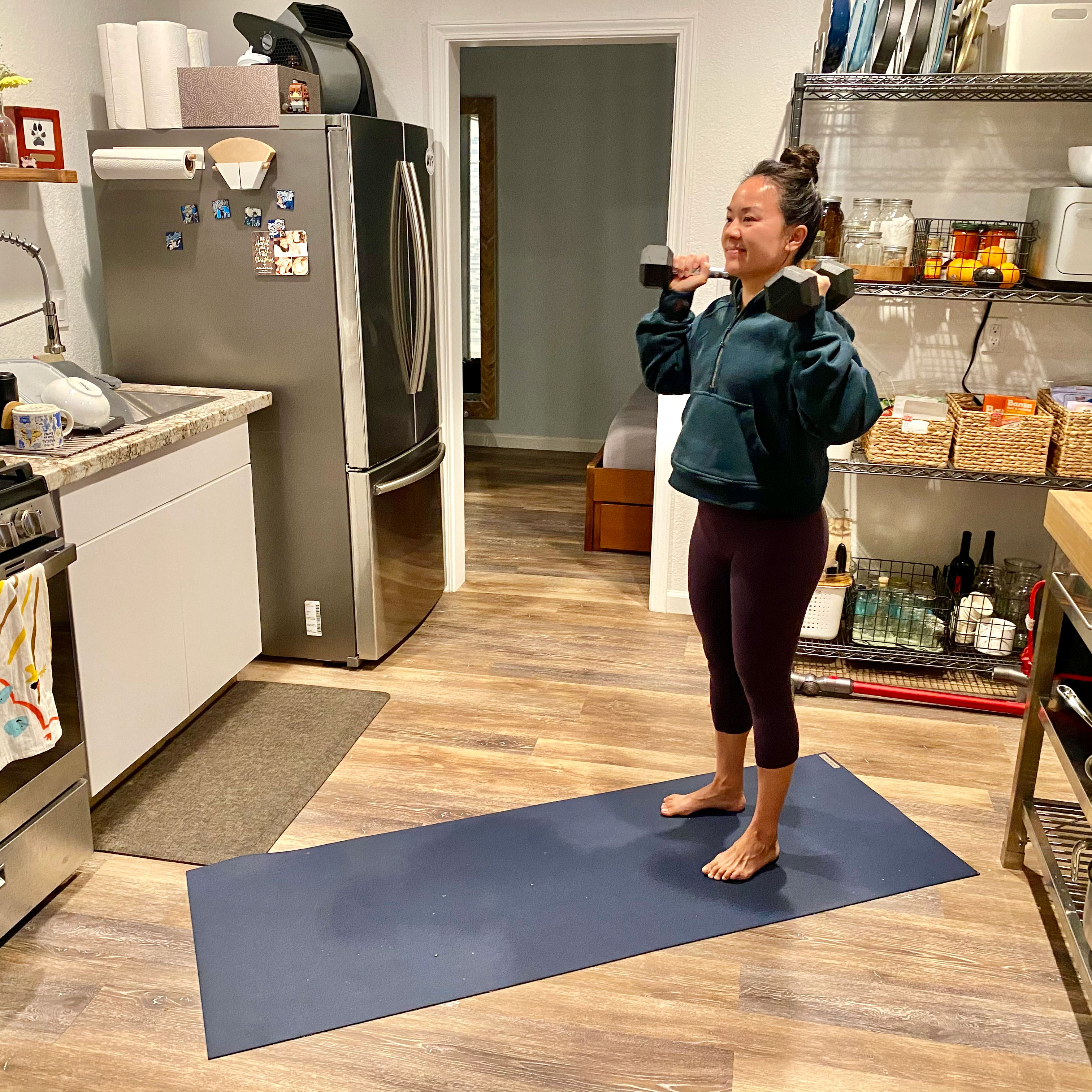 Front Rack Lunges - Gymparty