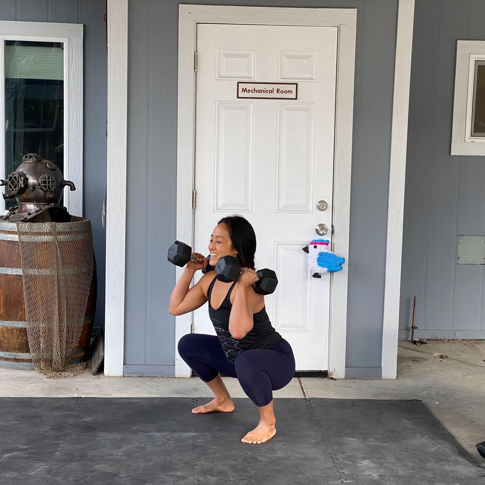 Hang Squat Clean Thrusters (Hang Clusters) - Gymparty