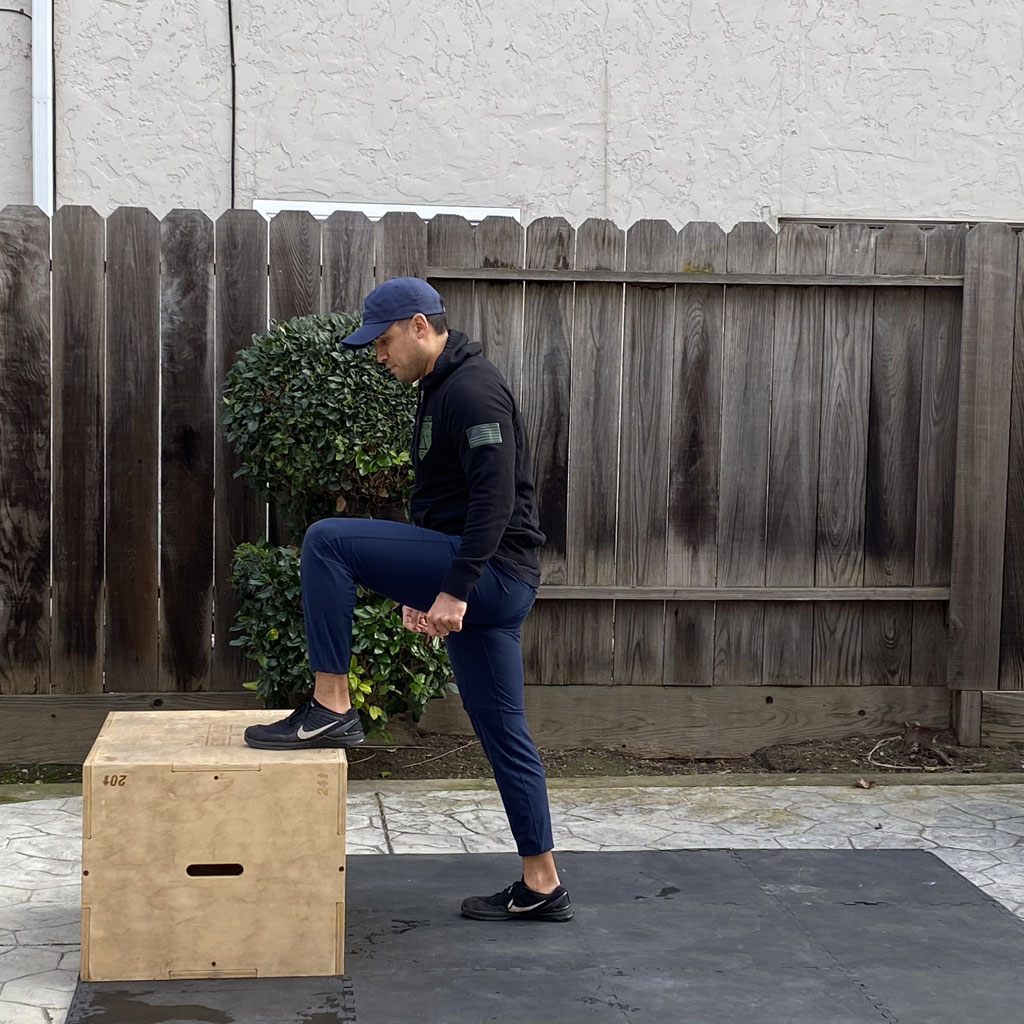 Weighted Burpee Step-ups - Gymparty