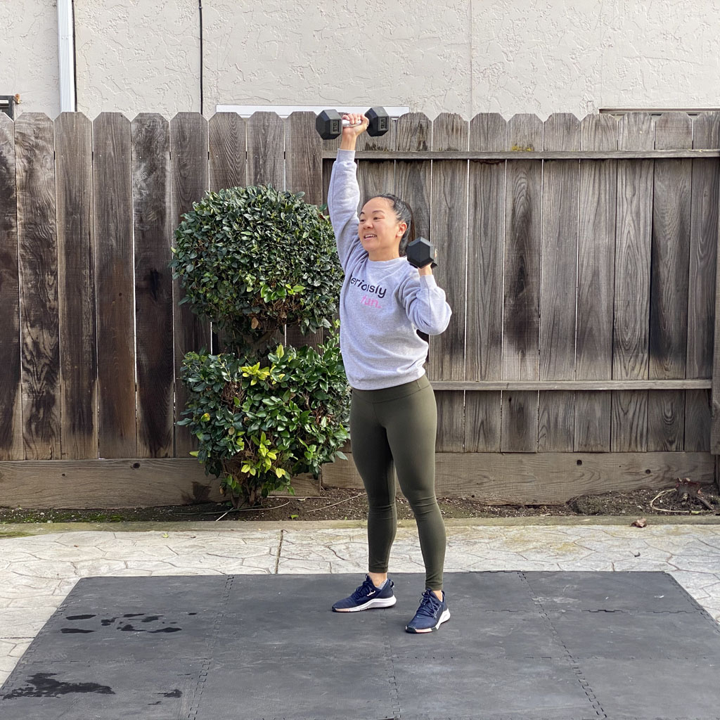 Double Alternating Push-Presses - Gymparty