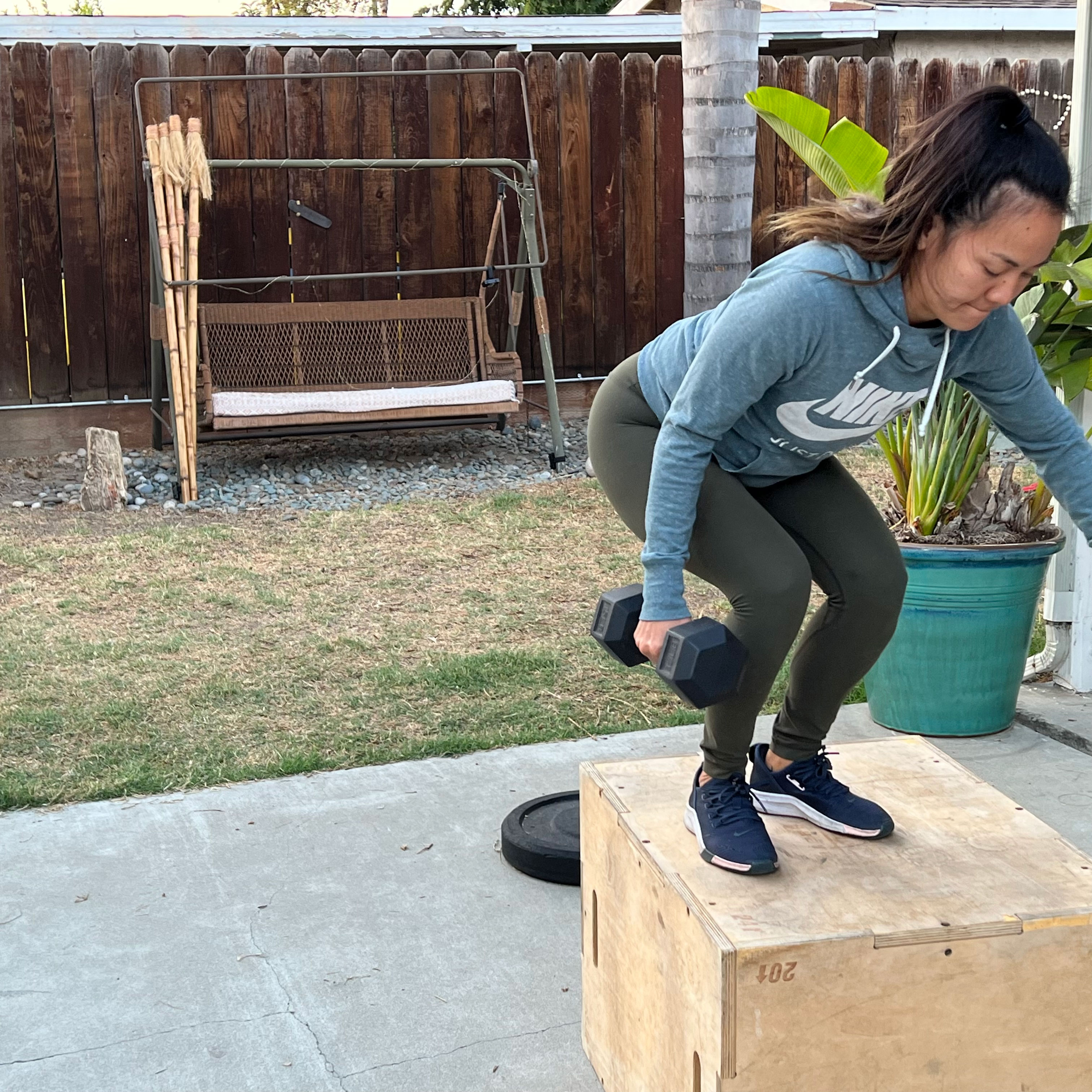 Weighted Lateral Step-up - Gymparty