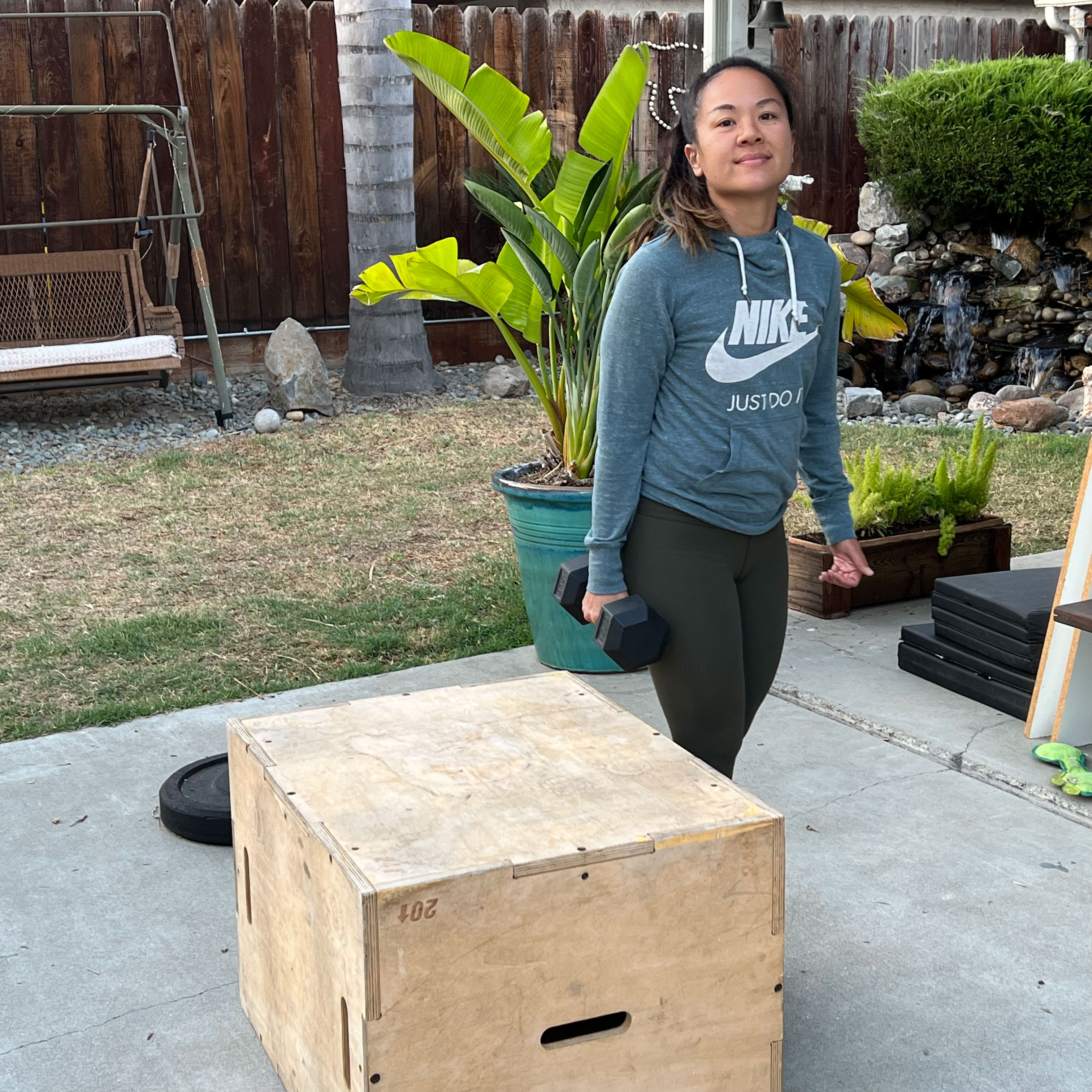 Weighted Lateral Step-up - Gymparty