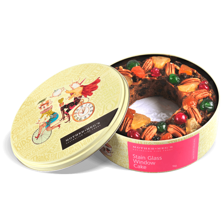 Stained Glass Window Cake 1kg - Mother Meg's