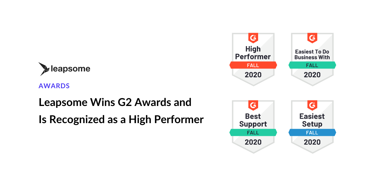 Leapsome Wins G2 Awards & Is Recognized as High Performer