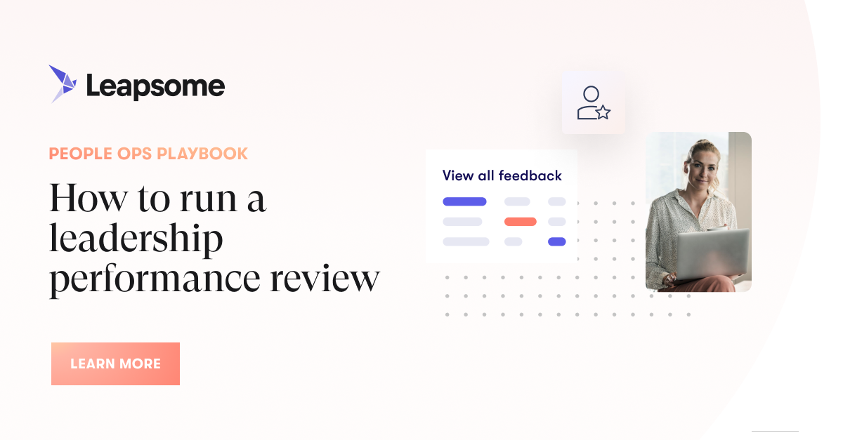 How to Run a Leadership Performance Review