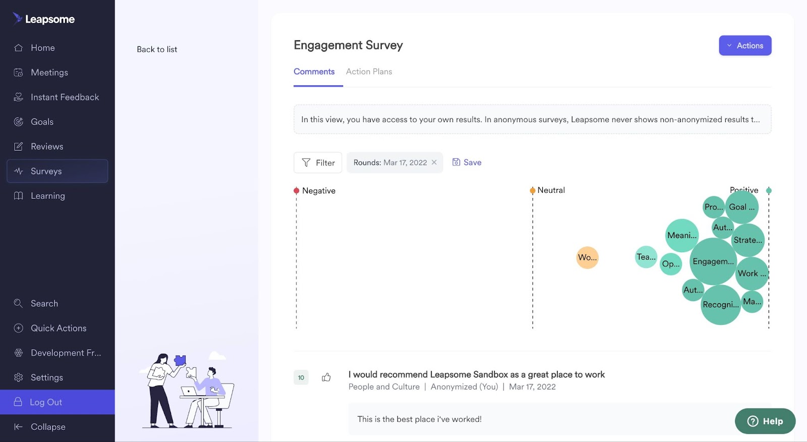 70 Employee Engagement Survey Questions [+ Free Template]