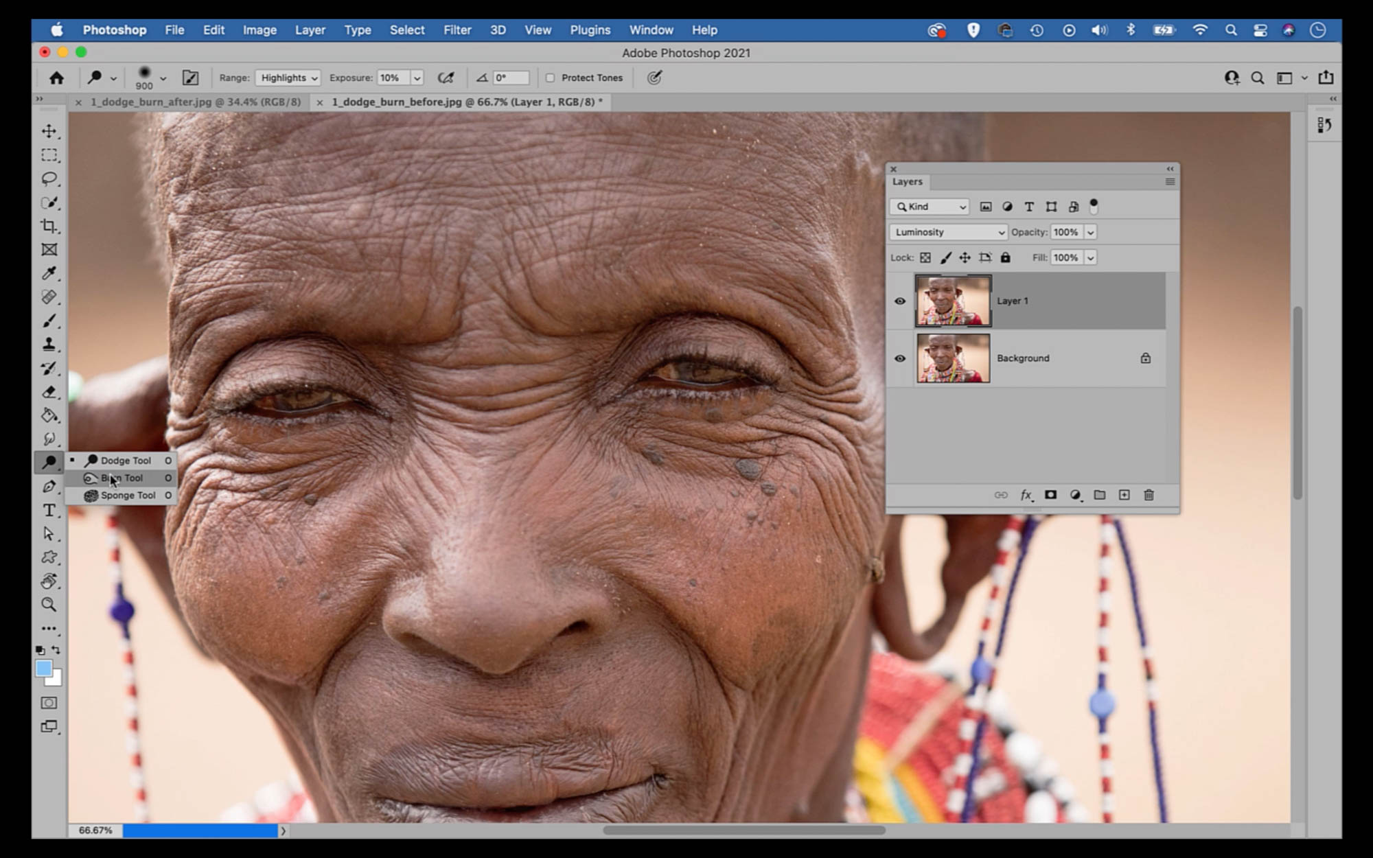 Focus: VIDEO: How to use dodge and burn to create dramatic portraits in ...