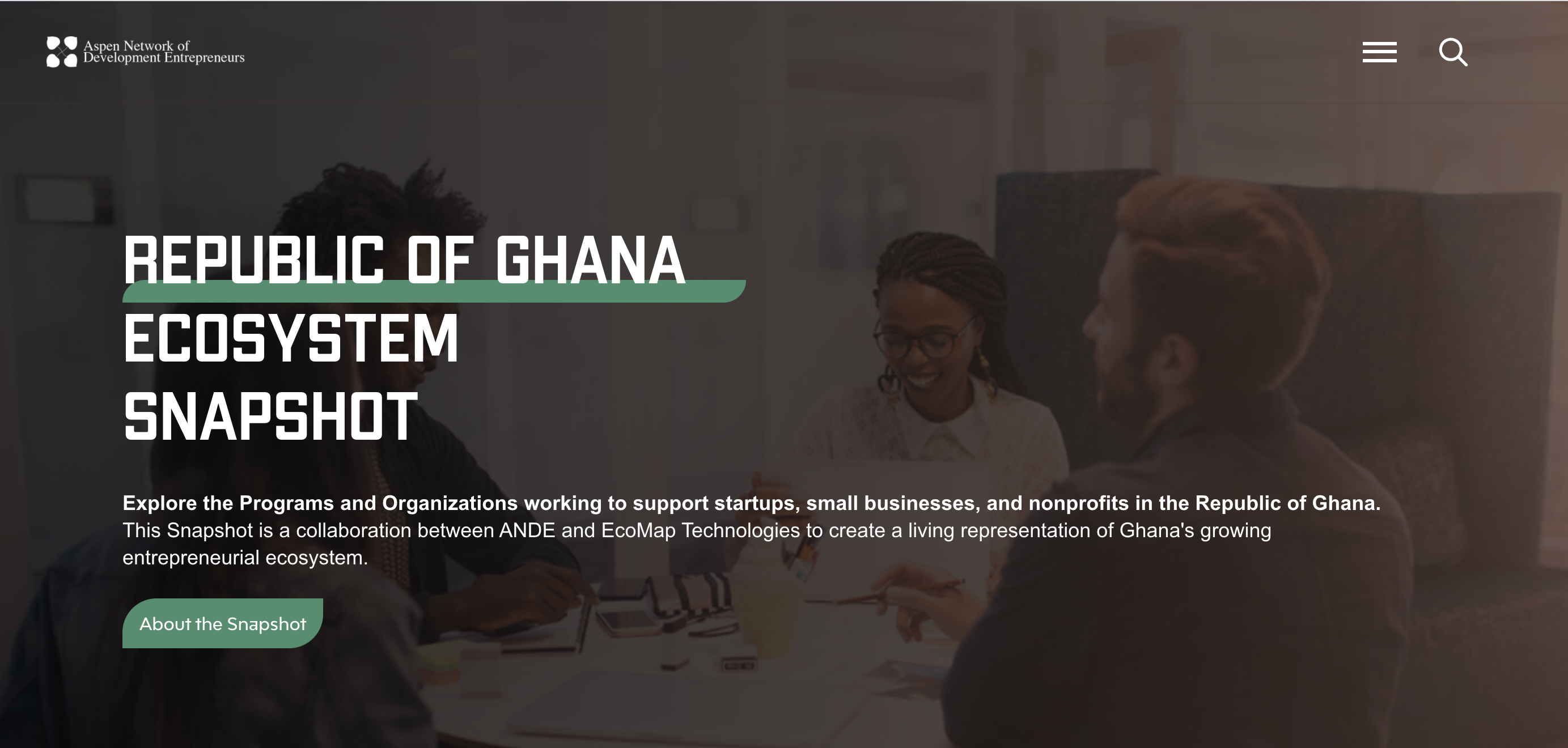 Home | Ghana Ecosystem Snapshot