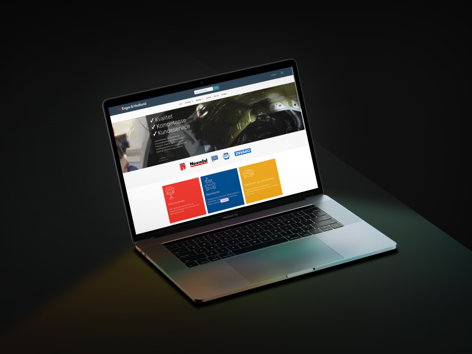 Enger & Hedlund - Ny nettside for industrien – BK.no