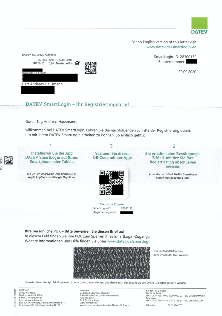 Datev Smartcard Erstanmeldung – Datev Smartcard Aktivieren – VDWM